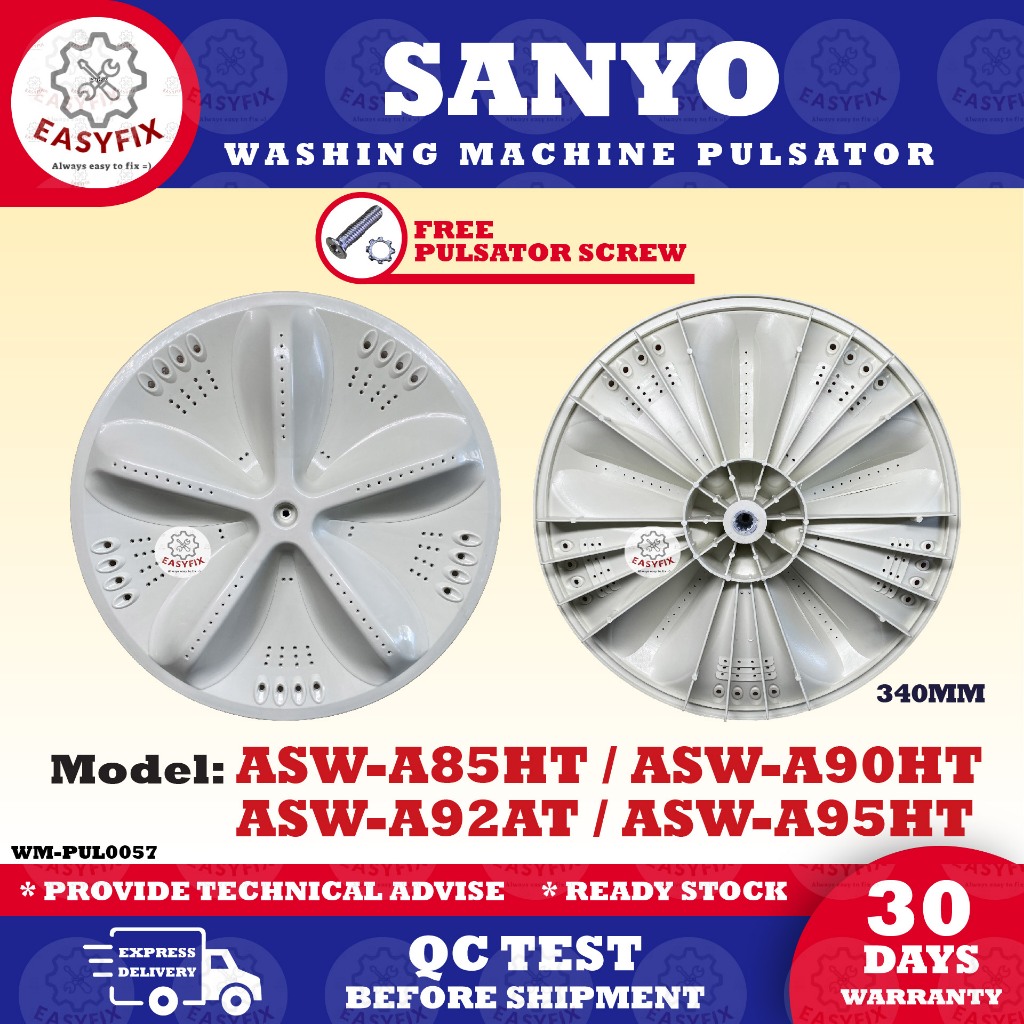 ASW-A85HT / ASW-A90HT / ASW-A92AT / ASW-A95HT SANYO WASHING MACHINE ...