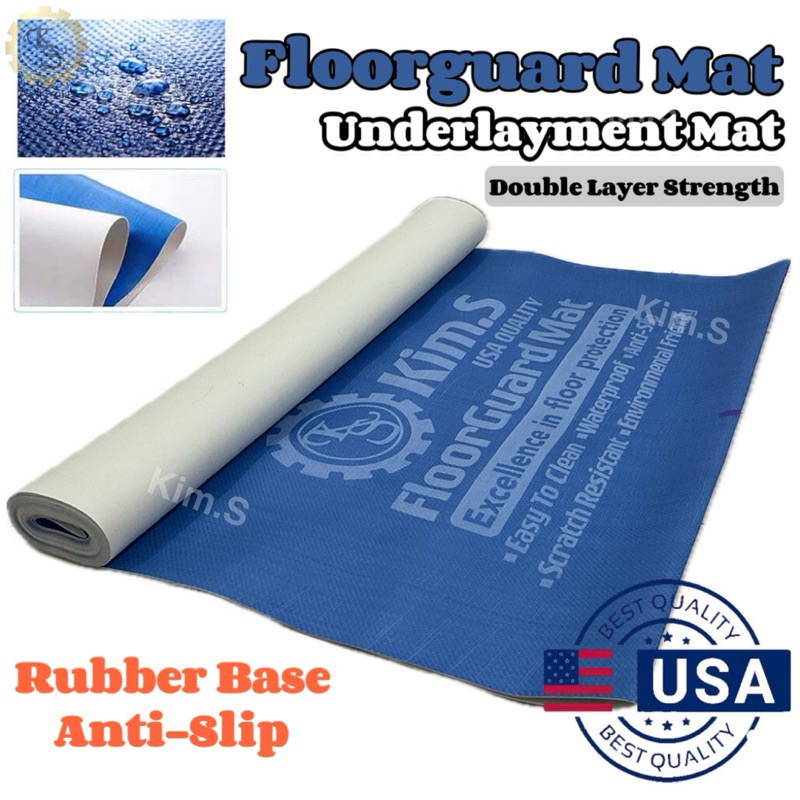 Kim.S Floorguard Mat Double Layer Canvas EVA Foam Floor Mat Floor ...