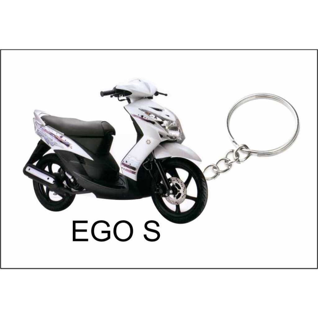 Yamaha ego s keychain egos ego sport 2d keychain ego white red | Shopee ...