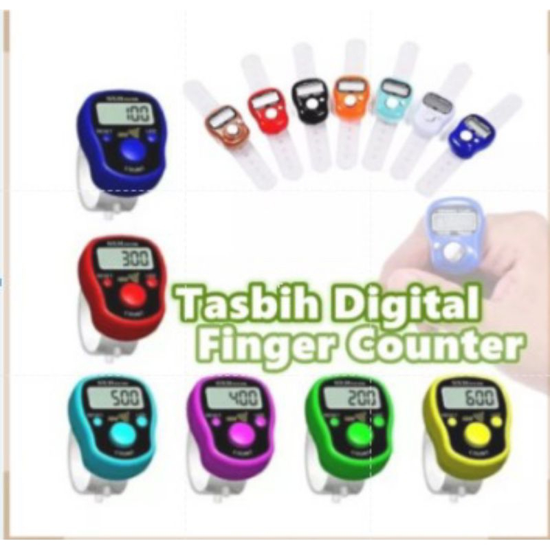 Finger Counter 100` With Beep Tasbih Jari 100 ada Bunyi | Shopee Malaysia