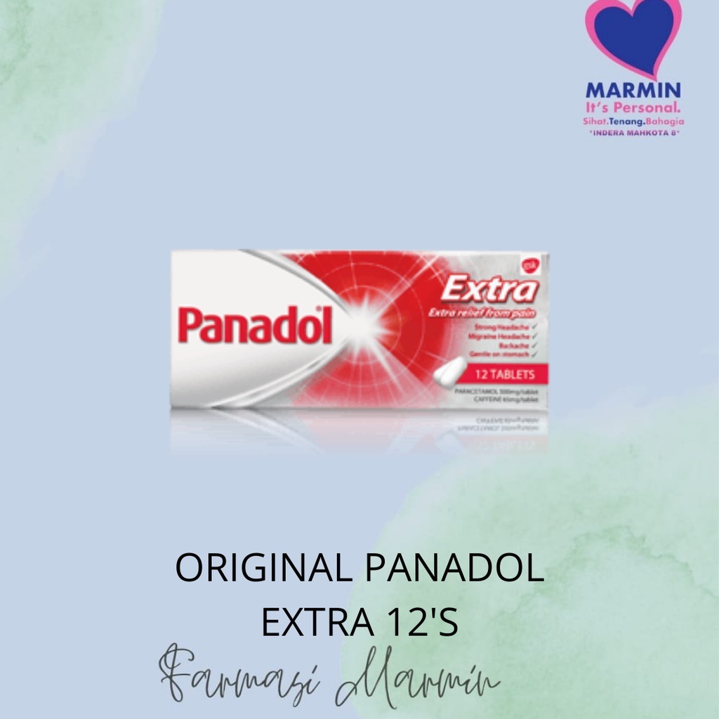 ORIGINAL PANADOL EXTRA 12'S PER BOX | Shopee Malaysia