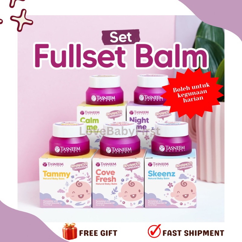 Tasneem Baby Newborn Essential Oil Set Balm Cove Fresh CFRub Tammy ...