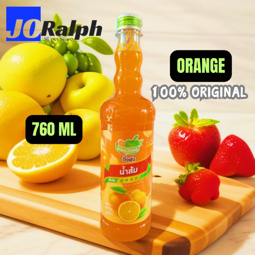 DING FONG ORANGE syrup 760 ml - 橙子 糖浆 ***** EXPIRY 22/1/2025 ...
