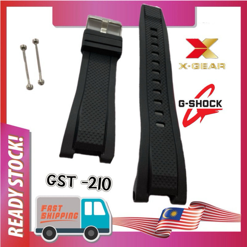 RUBBER STRAP FOR X-GEAR 3788 GST210 GSHOCK XGEAR | Shopee Malaysia