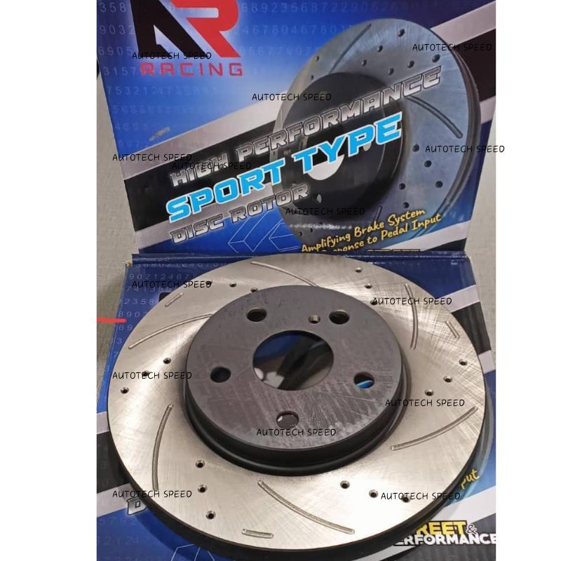 Toyota Innova TGN40 (Front) AR RACING Performance Disc Rotor (2PCS ...