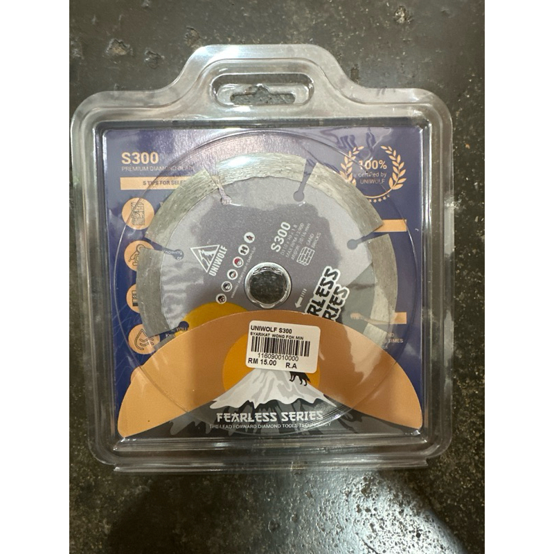 UNIWOLF S300 Premium Diamond Blade Sand Brick Red Brick Cutting Disc (4"/110mm) | Shopee Malaysia
