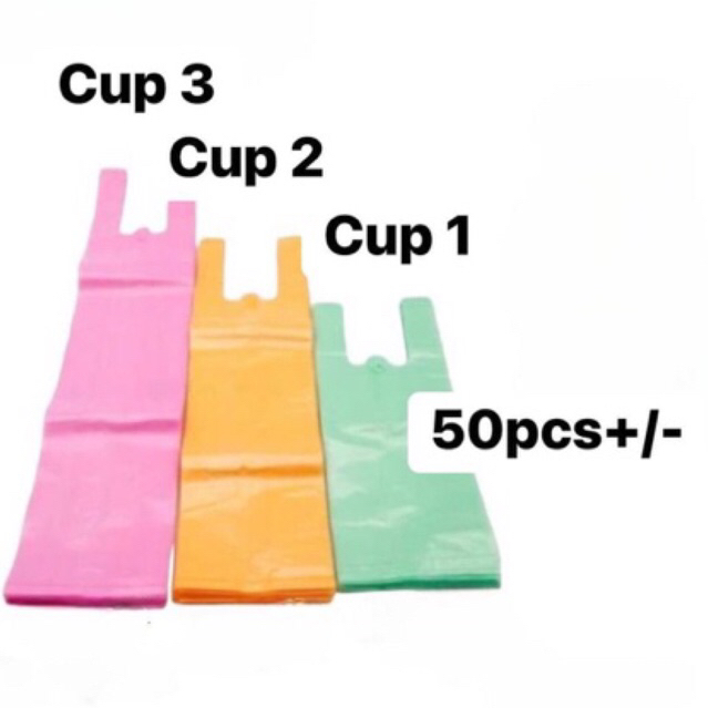 Plastik Cawan Air Bungkus / Plastic Bag Cup / Plastic Bag 1 / 2 / 3 Cup ...