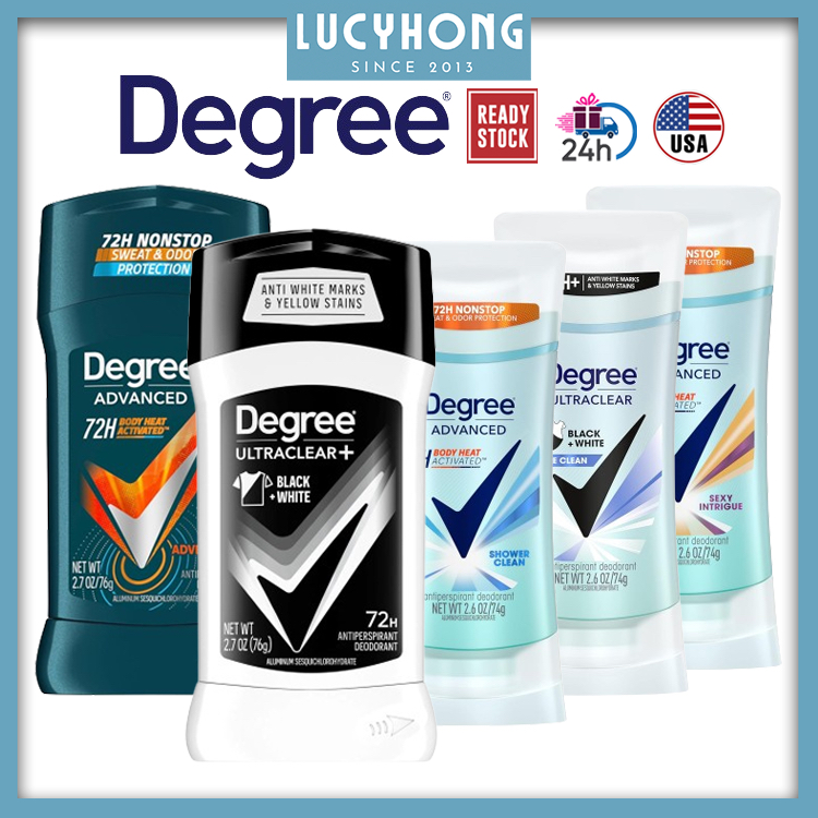 Degree Deodorant Antiperspirant for Men Women, Sweat & Odor Protection ...