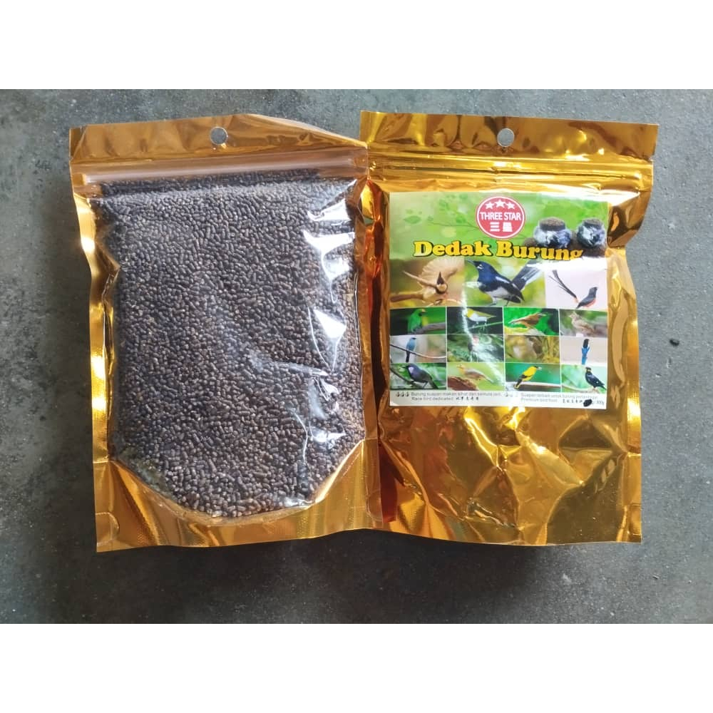 Three Star Dedak Burung/ Makanan Murai Batu, Lekir, Bijirin/ Bird Food ...
