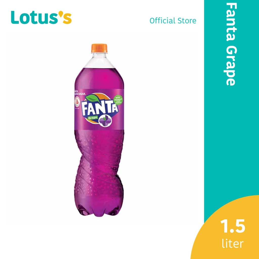 Fanta Grape Carbonated Drink 1.5L | Shopee Malaysia