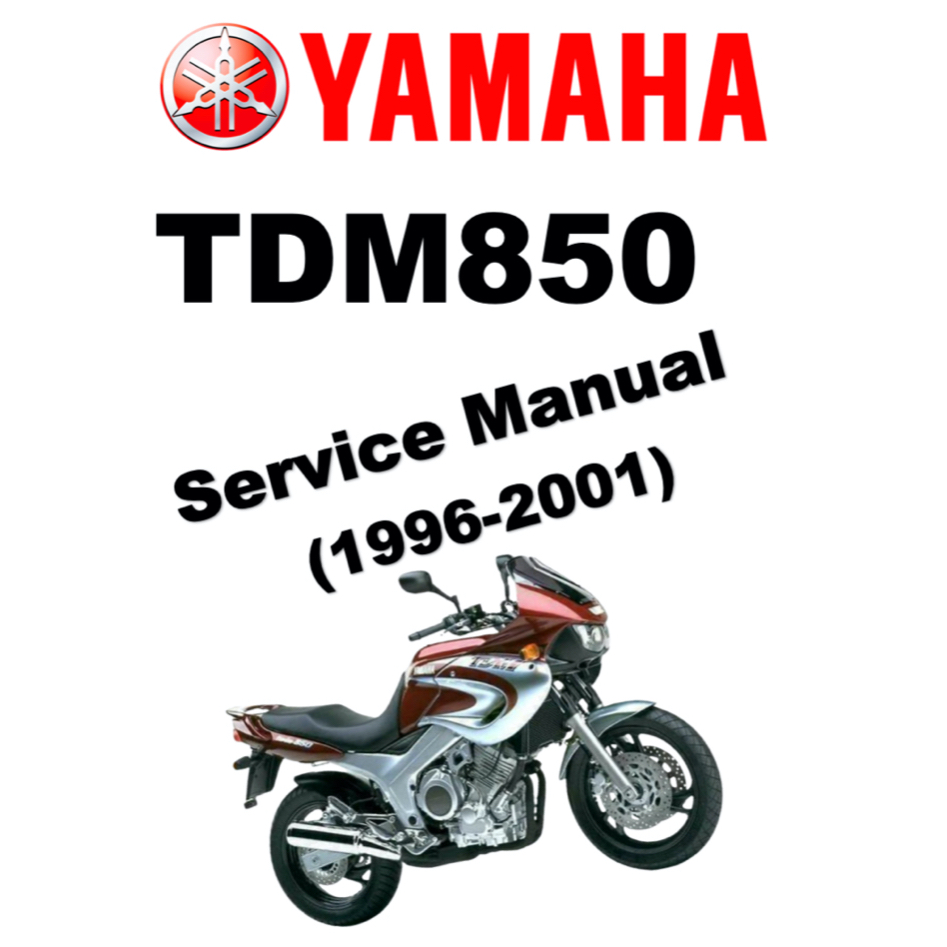 YAMAHA TDM850 (1996-2001) SERVICE WORKSHOP MANUAL + PARTS CATALOGUE ...