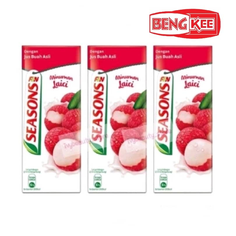 BENG KEE SEASON AIR KOTAK LACI 250ML*6PCS | Shopee Malaysia