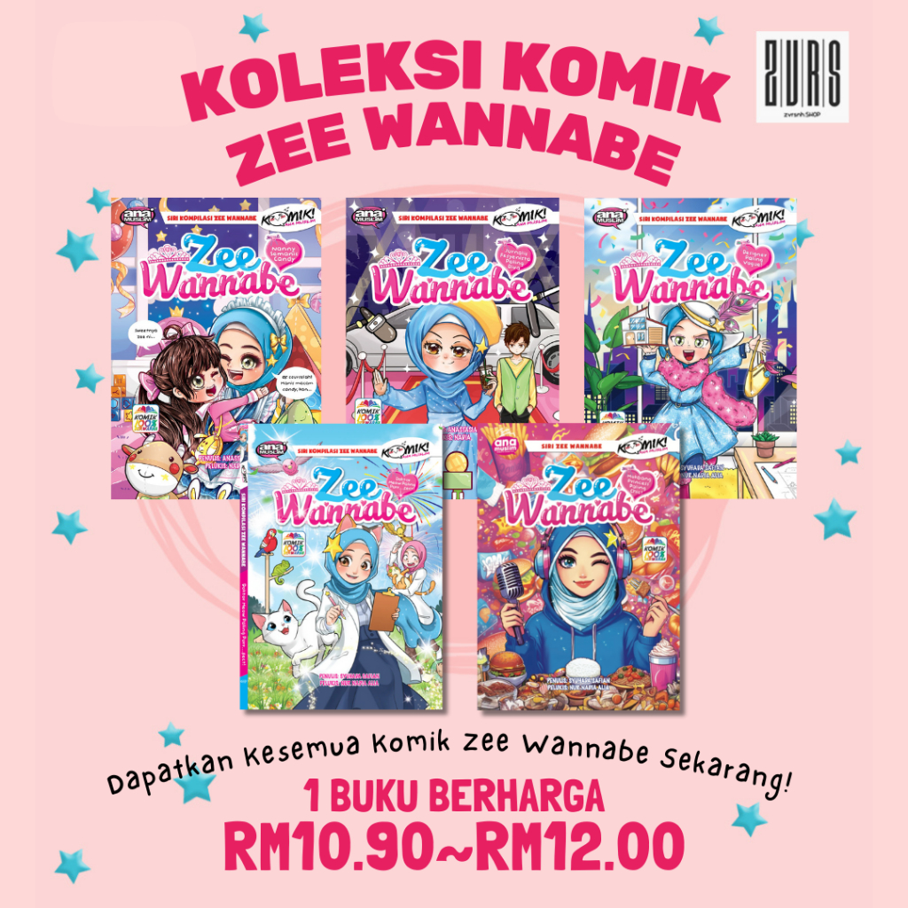 Koleksi Komik Ana Muslim ZEE WANNABE - Komik Bacaan Kanak-kanak Girls ...