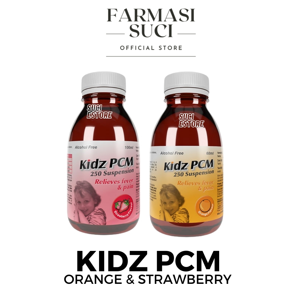 Kidz PCM 250 Suspension 60ml / 100ml - Strawberry & Orange Flavour ...