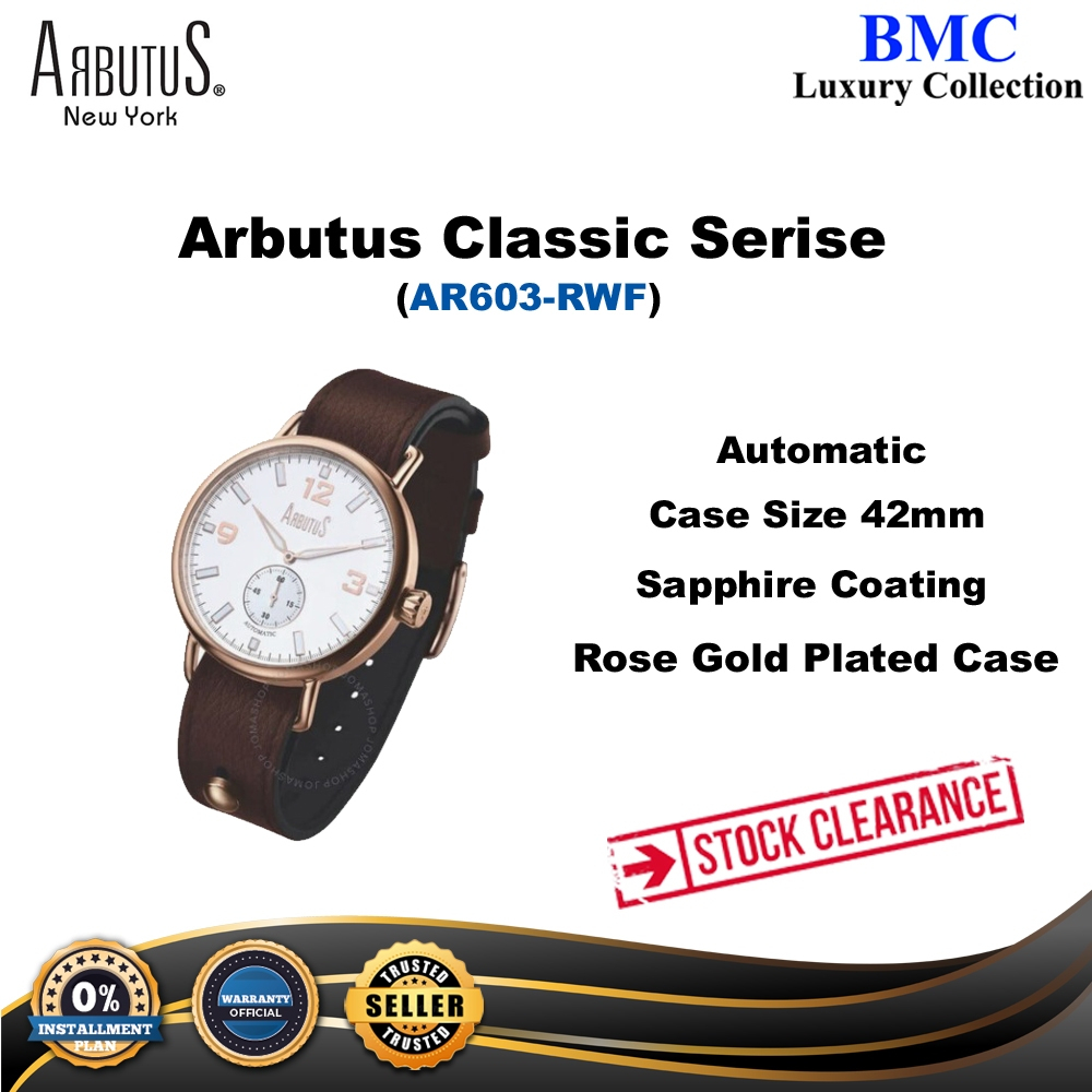 ARBUTUS AR603 RWF automatic (original) | Shopee Malaysia