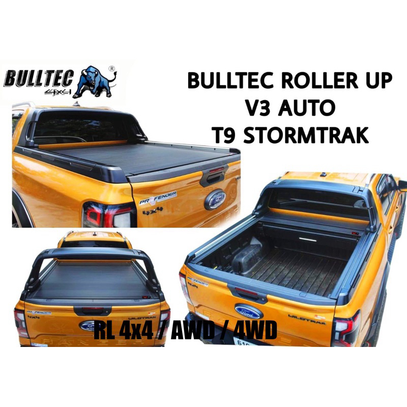 BULLTEC Auto roller shutter Ford ranger t6 t7 t8 t9 stromtrak spec rear ...
