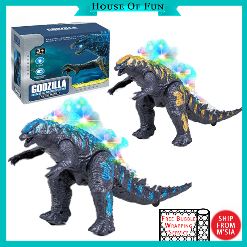 Larger King of Monsters Godzilla Electric Simulation Walking Figure Toy ...