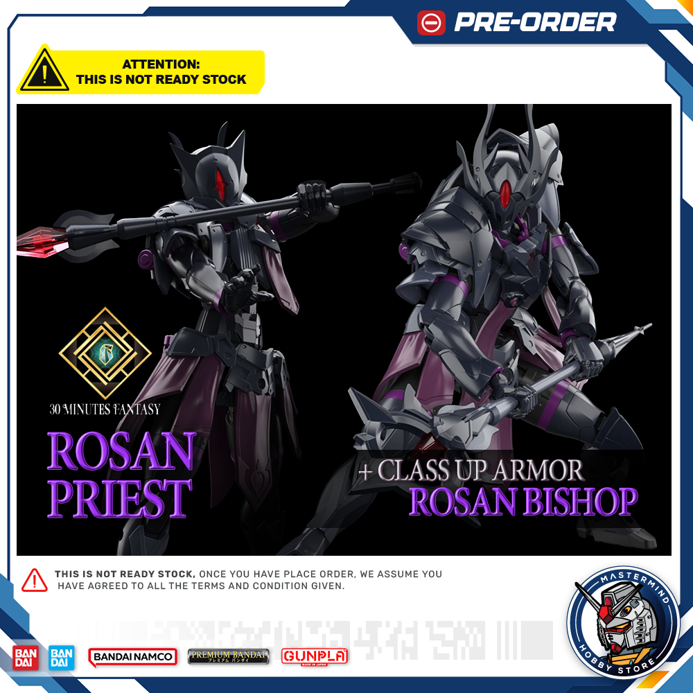 (⛔Reservation) BANDAI 30MF Rosan Priest & Class up Armor (Rosan Bishop ...