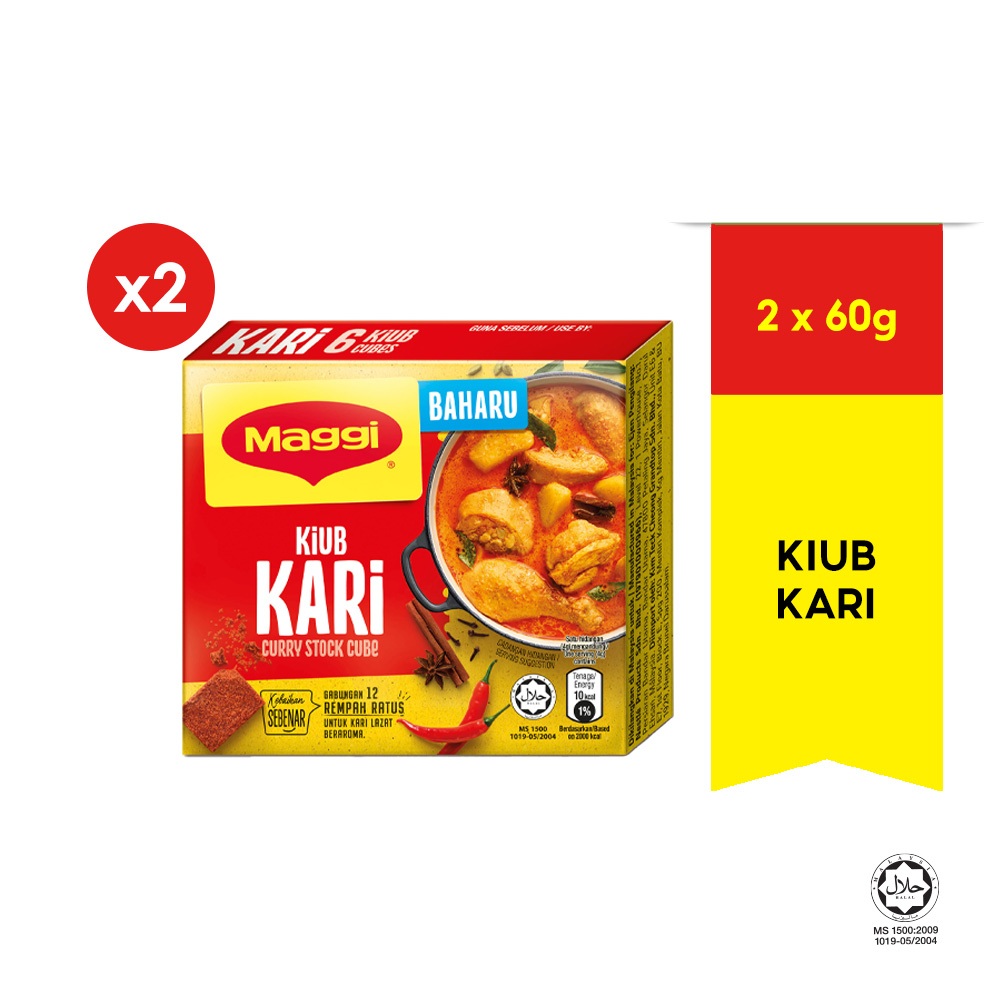 MAGGI® Curry Cube 2x60g | Shopee Malaysia