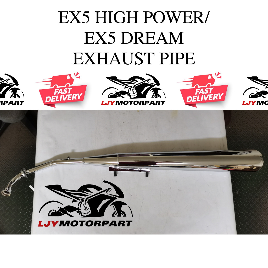HONDA EX5 HIGH POWER EX5 DREAM EXHAUST PIPE EKZOS EJOZ EZOS PAIP ...