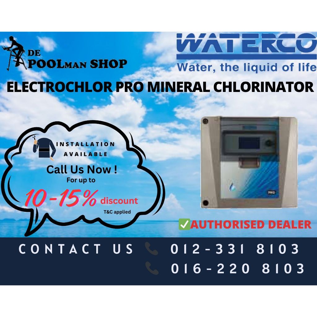 WATERCO Electrochlor Mineral Eco Pro 5000 - Water Pool Chlorinator | Shopee Malaysia