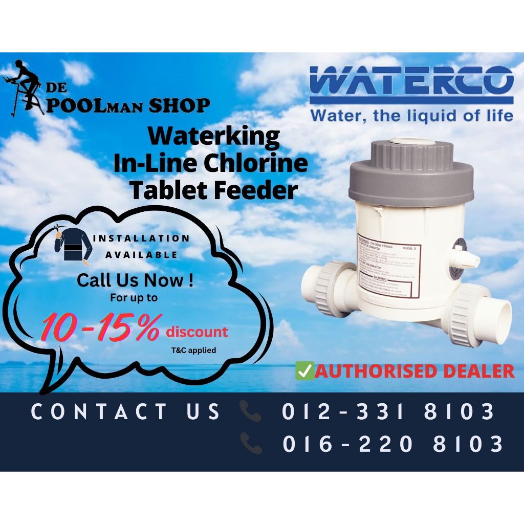 WATERCO Waterking In-Line Chlorine Tablet Feeder | Shopee Malaysia