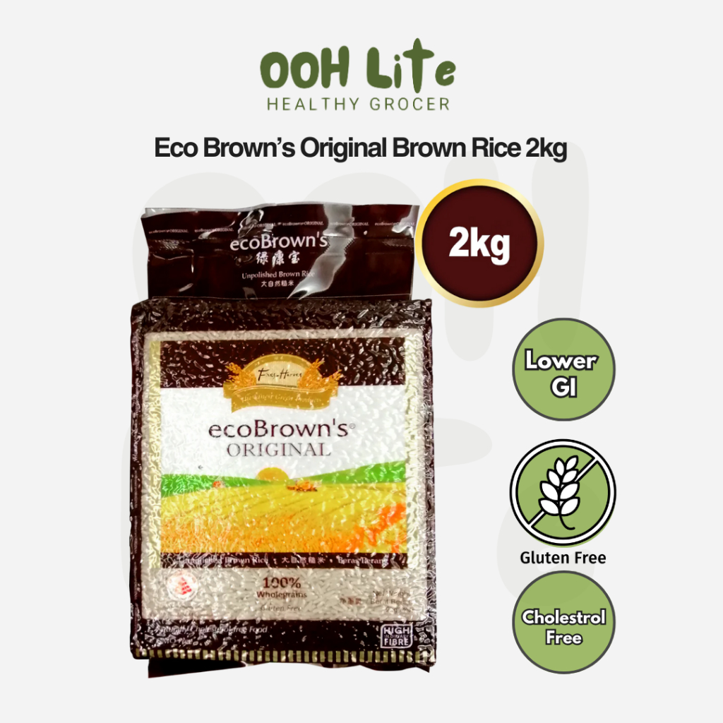 Ecobrown's Original Brown Rice 2kg | Shopee Malaysia