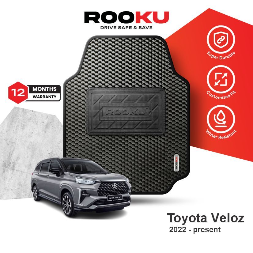 Rooku Car Mat Toyota Veloz 2022 - Present W150 | Shopee Malaysia