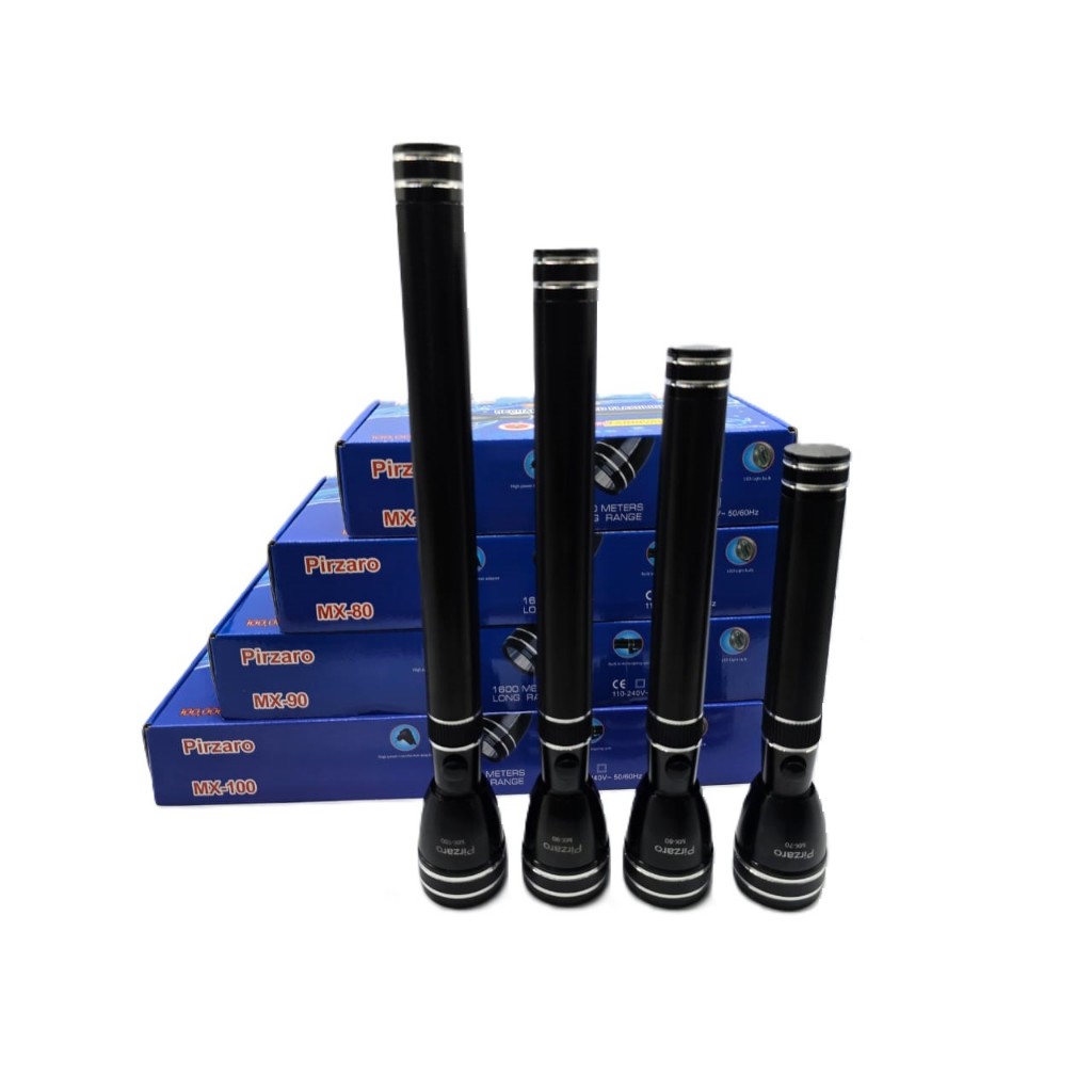 Japan Pirzaro Rechargeable flashlight All Sizes 14 Inches,12 Inches,11 ...