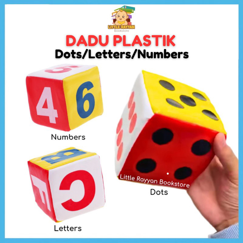 DADU PLASTIK / DOT DOT -educational toys for children (belajar sambil ...