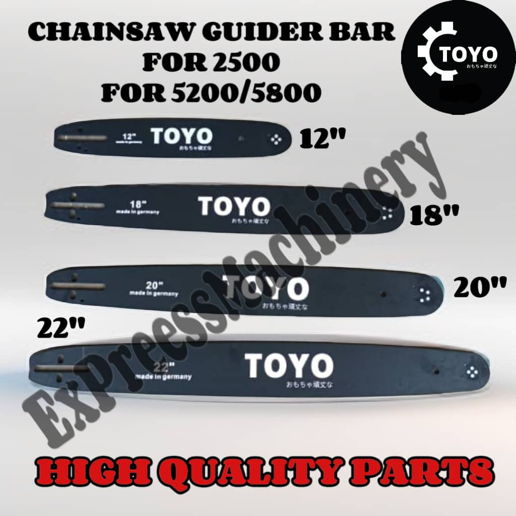 Papan Chainsaw 12”/18”/20”/22” (Sesuai Untuk Semua Chainsaw China 12 ...