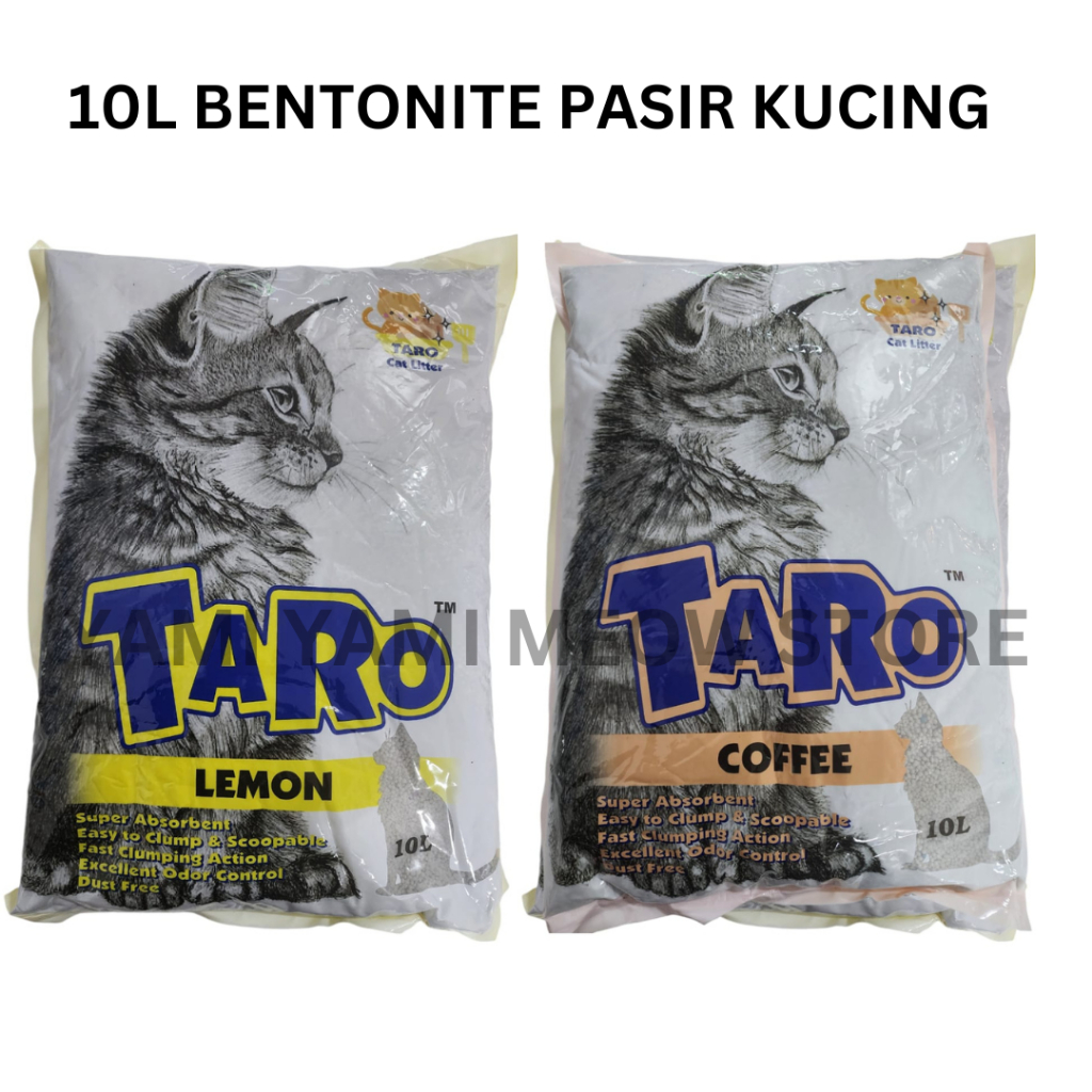 10L TARO BENTONITE PASIR KUCING LITTER SAND (Max 2 bags) | Shopee Malaysia