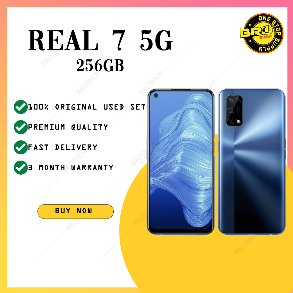 100% Original Realm 7 5G 8GB + 256GB ( 2nd Phone Secondhand Used ...