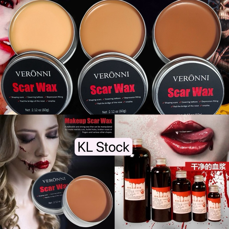 SFX Makeup 60g Scar Wax Skin Face paint Fake Blood Scar Wound Vampire ...