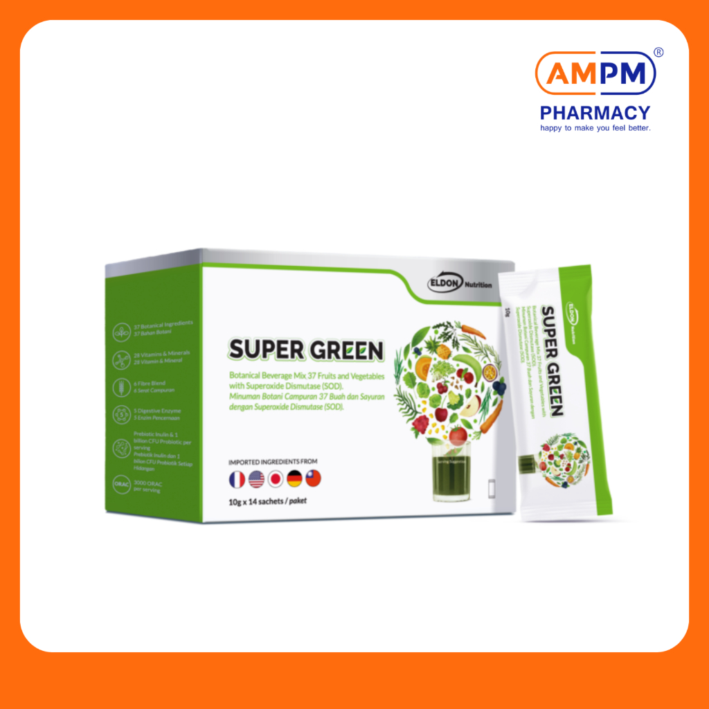 ELDON NUTRITION Super Green Pow 10g (14's) | Shopee Malaysia