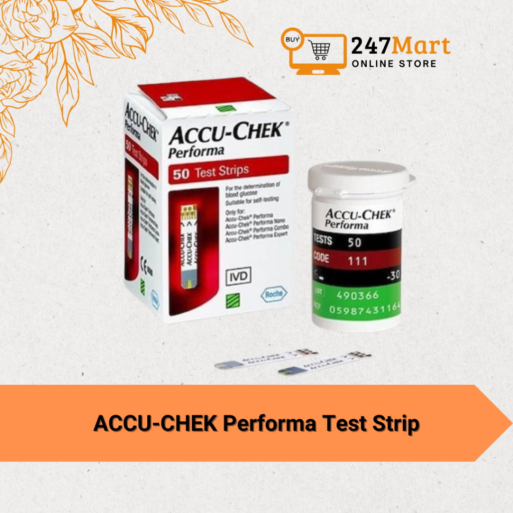 ACCU-CHEK Performa Test Strip 50's | Shopee Malaysia