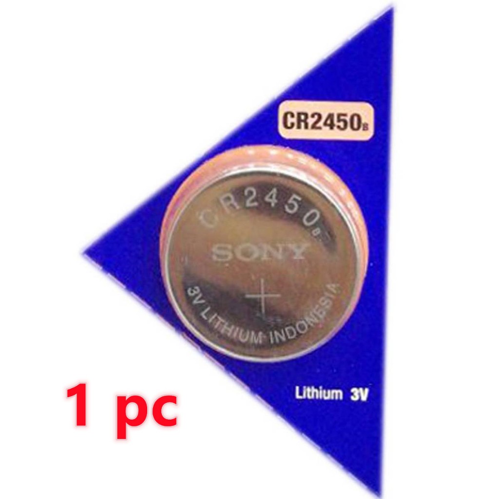 【READY STOCK】1pc CR2450 3V Lithium Coin watch Key Fobs Battery ...