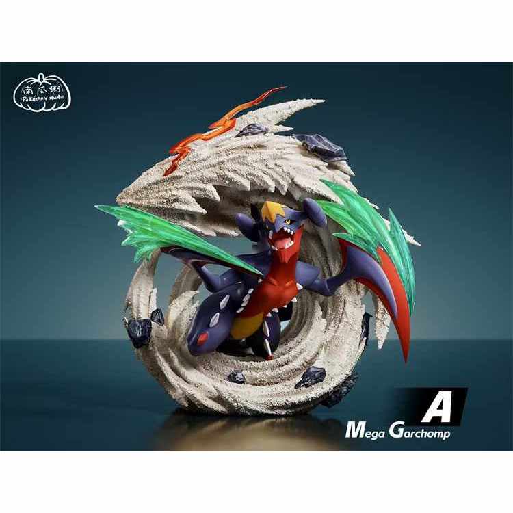Pumpkin Porridge - Mega Garchomp Pokemon Resin Statue GK Anime Figure ...