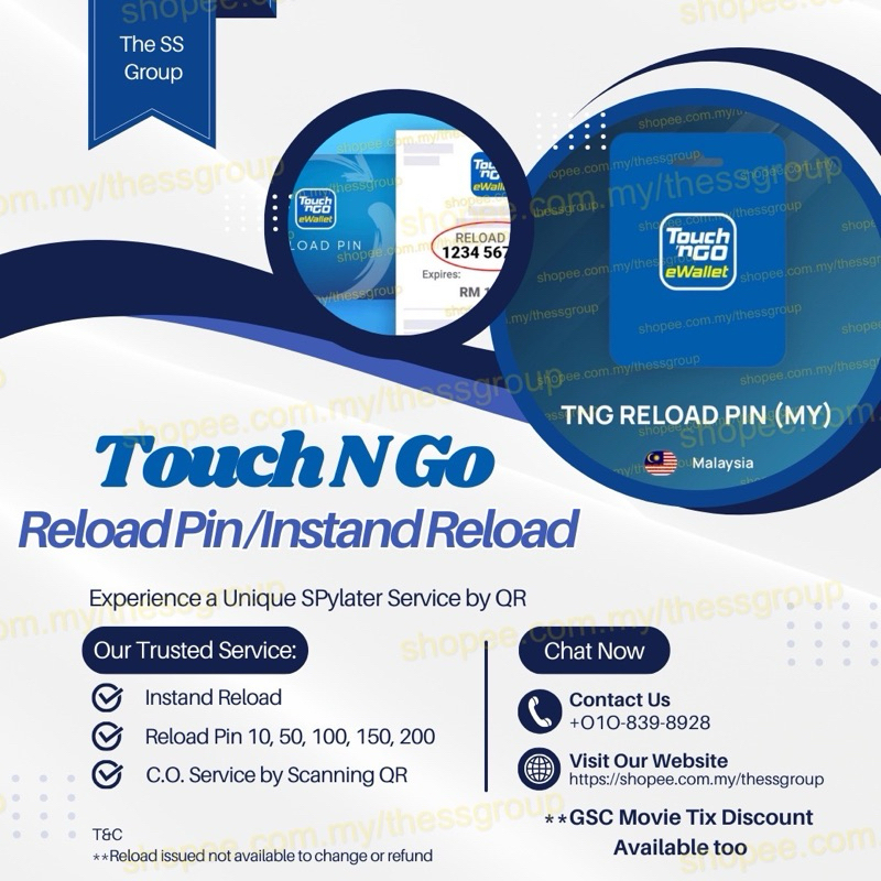 T PIN AND INSTANT RELOAD | Shopee Malaysia