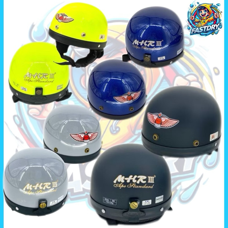 MHR GAMES HELMET HELMET MHR III HELMET SETENGAH HALF CUT HELMET GAMES ...