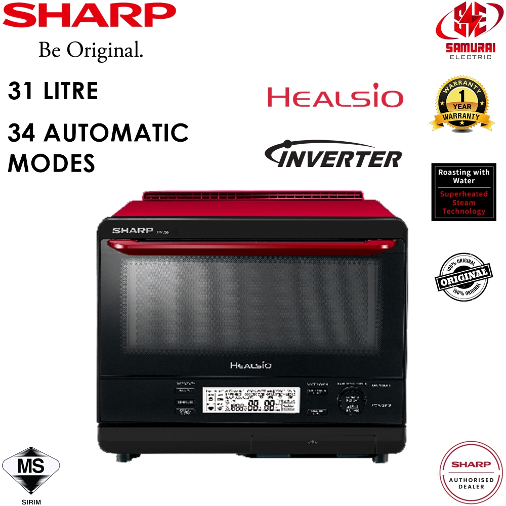 Sharp Healsio Superheated Steam Oven 31 Litre AX1700VMR Ready Stock | Shopee Malaysia