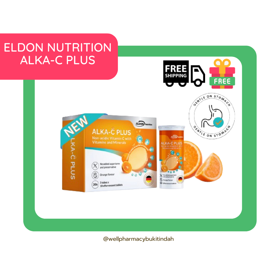 ELDON ALKA-C PLUS NON-ACIDIC VITAMIN C WITH VITAMINS AND MINERALS ...