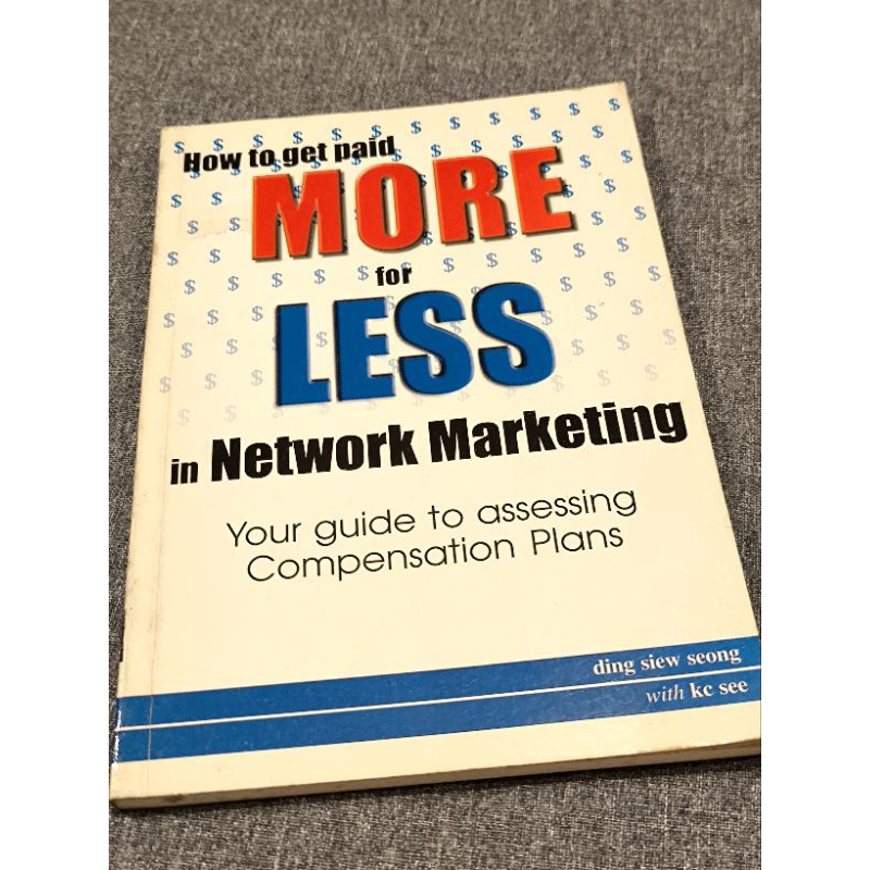 How To Get Paid More For Less In Network Marketing Book Multi level ...