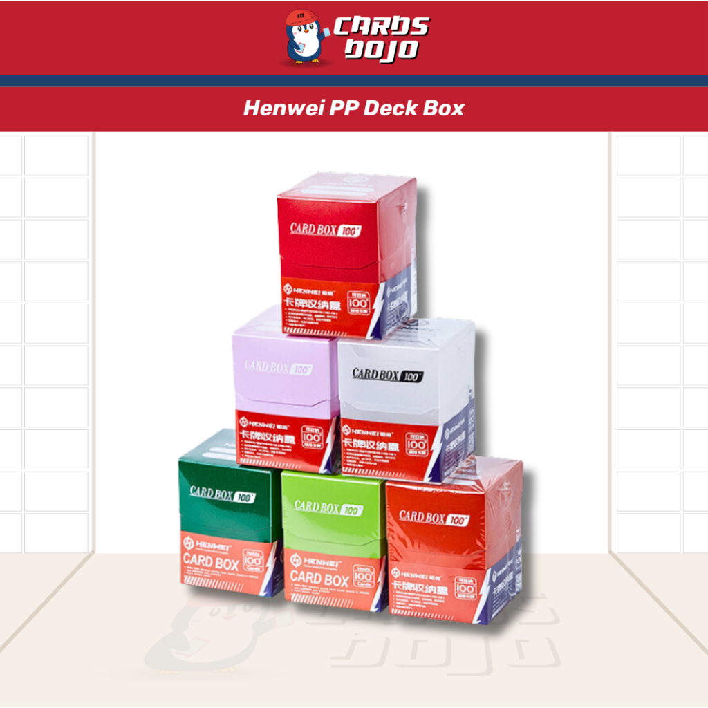 [READY STOCK] Henwei 80+/100+ Deck Box - PP Card Box Pokemon TCG Yugioh ...