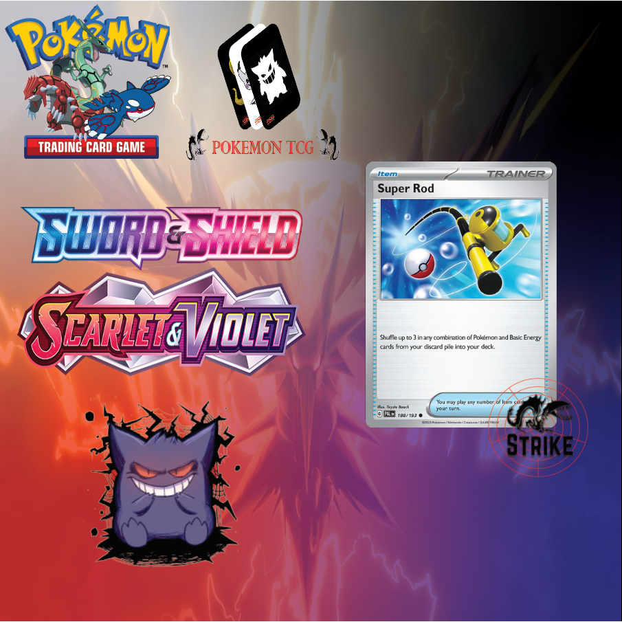 Pokemon Trainer Card - Super Rod 188/193 Paldea Evolved SV02 | Shopee ...