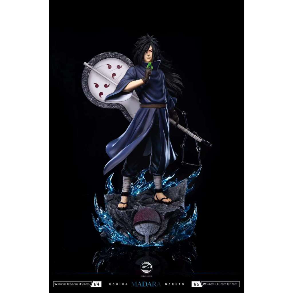 C4 Studio - Uchiha Madara Naruto Shippuden Resin Statue GK Anime Figure ...