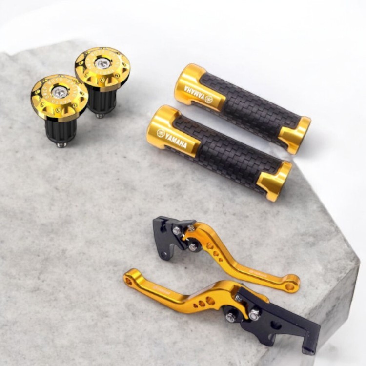 Y16ZR Y15ZR LCV8 LC135 Y125ZR BRAKE LEVER CLUCTH LEVER CNC ALLOY HANDLE GRIP LOGO YAMAHA COMBO ...