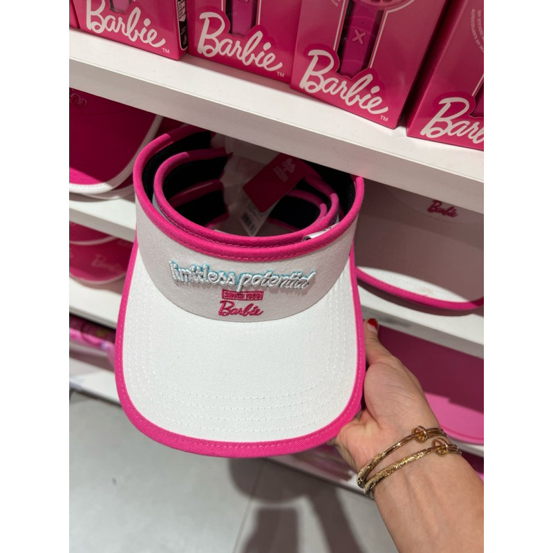 Barbie Half Hat ( Pink & White ) | Shopee Malaysia