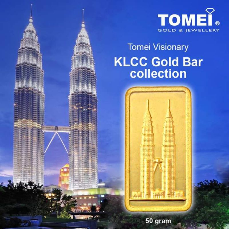 [ Tomei Exclusive ] KLCC Twin Towers Gold Bar (Au 999.9) 24K | Shopee Malaysia