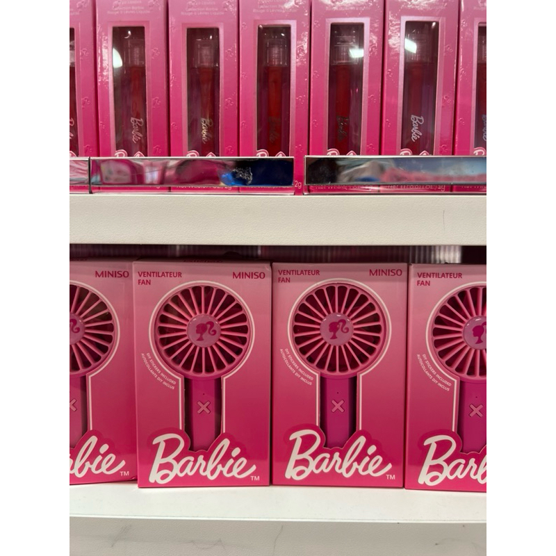 Barbie Mini Fan, Kipas Angin Barbie Miniso ( READY STOCK ) , Black ...